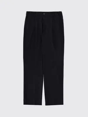 Herno Slim Fit Pleated Wool Blend Pants With Welt Pockets