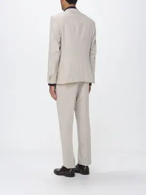 BOSS Single Breasted Suit In Virgin Wool Blend - Beige