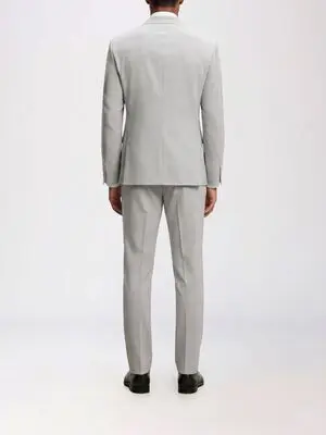 BOSS Single Breasted Suit In Virgin Wool Blend - Grey