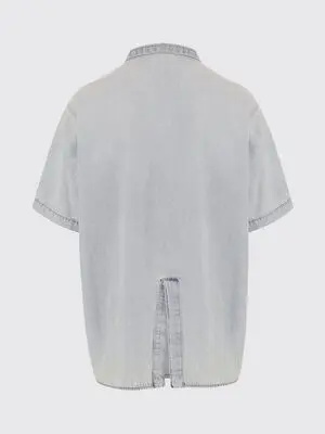 DARKPARK Bleached Denim Short Sleeve Shirt