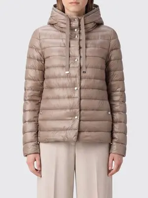 Herno Short Reversible Quilted Ultra-light Nylon Down Jacket - Beige