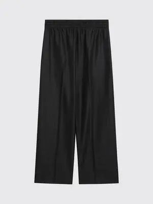 Fear Of God Wide-leg Virgin Wool Trousers With Drawstring Waist - Grey