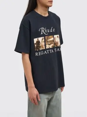 Rhude Printed Cotton T-shirt