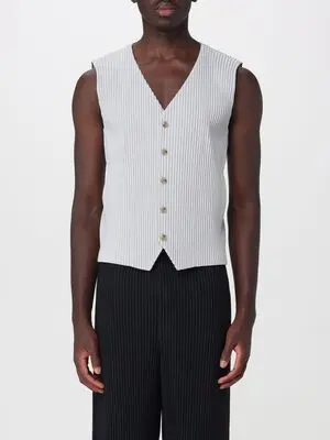 Issey Miyake Straight Hem Vests For Men
