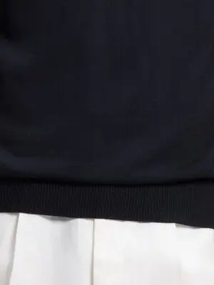 BOSS Virgin Wool Knit Polo Shirt