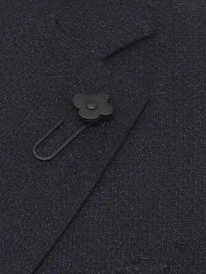 LARDINI Single-breasted Blazer In Virgin Wool And Linen