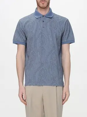Etro Polo Shirt Men Colour Blue