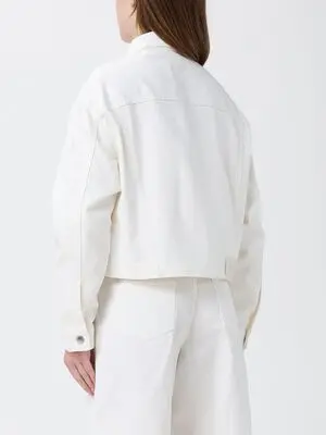 Maison Kitsuné Denim Shirt Jacket In Cotton With A Concealed Closure