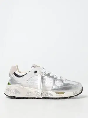 Premiata Lace-up Athletic Sneakers - Silver