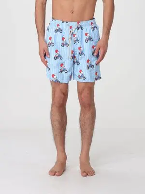 MC2 SAINT BARTH Graphic Print Polyester Swim Shorts - Fa01