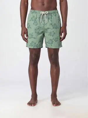MC2 SAINT BARTH Graphic Print Polyester Swim Shorts - Grass Green