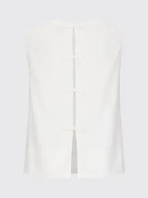 Herno Sleeveless Cotton Crewneck Top