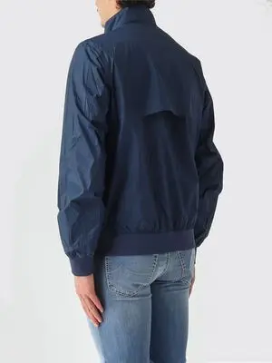 K-WAY Arsene Plus.2 Nylon Bomber Jacket With Logo - Blue