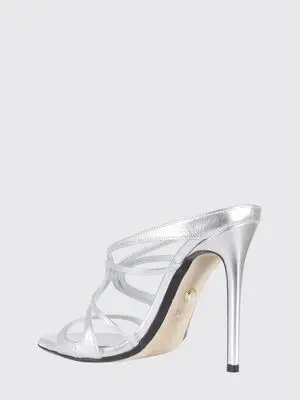 ALEVI MILANO Mony Laminated Leather Mules With 11cm High Heel