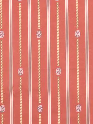 Drole De Monsieur Cotton Scarf With Logo