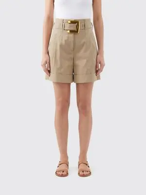 Balmain Cotton Shorts - Beige