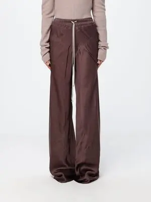 Rick Owens Pure Silk Flared Jogging Pants - Wine