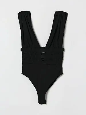 Alaïa Viscose V-neck Slim-fit Cut-out Top With Strap Detailing
