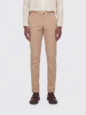 Incotex Tailored Trousers In Stretch Cotton - Beige