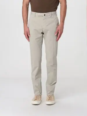 Incotex Tailored Trousers In Stretch Cotton - Ice