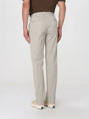 Incotex Tailored Trousers In Stretch Cotton - Ice