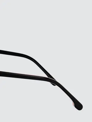 Carrera Eyewear Rectangular Aviator Sunglasses In And Blue Acetate