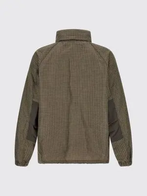Comme Des Garçons Tartan Linen Blend High-neck Jacket
