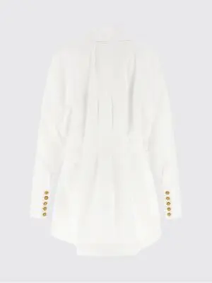 Balmain Cotton Poplin Chemisier Dress