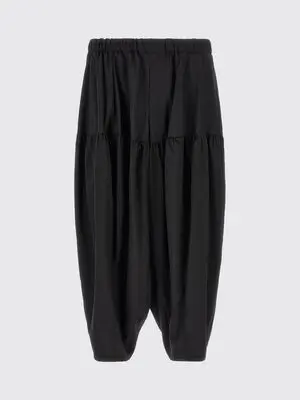 Comme Des Garçons Wide-leg Jersey Pants With Elasticated Cuffs