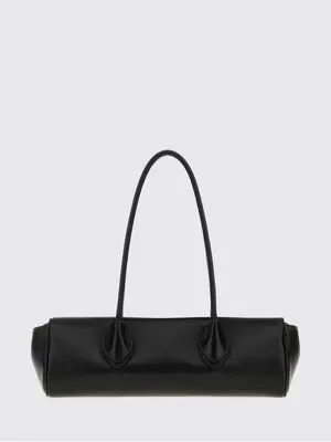 Khaite Donna Shoulder Bag In Smooth Lambskin Leather With Double Handle