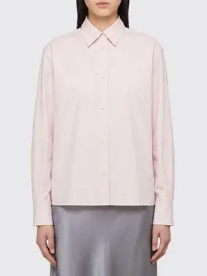 JIL SANDER Classic Cotton Shirt With Long Sleeves And Pointed Collar - Pink