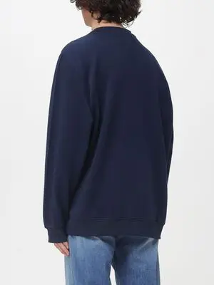 Tommy Hilfiger Relaxed Cotton Sweatshirt With Logo - Blue