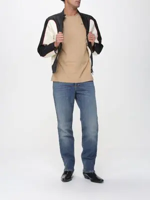 DIESEL® Color Block Zip-up Jacket
