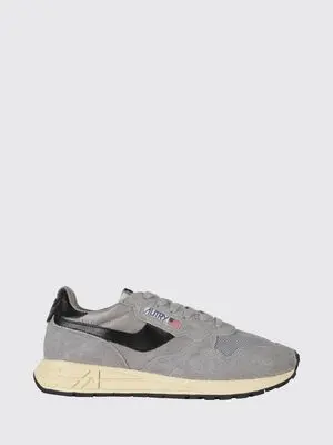 AUTRY Autry Reelwind Two-Tone Nylon And Suede Low Top Sneakers Grey
