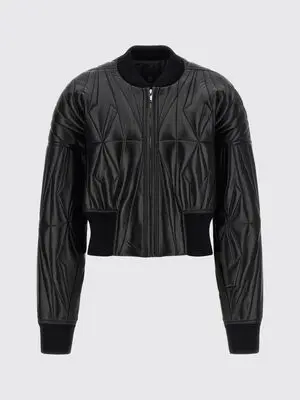 Rick Owens Moncler X Quilted Calfskin Bomber Jacket - Black