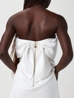 Elisabetta Franchi Crêpe Mini Dress - Ivory