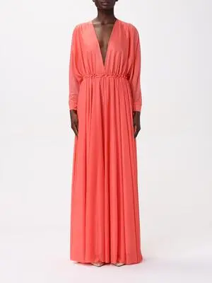 Pinko Maxi Dress With Plunge Neckline