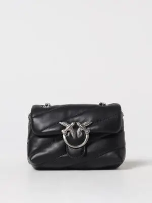 Pinko Quilted Leather Mini Bag With Chain Strap