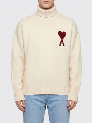 AMI Paris High Neck Knit Jumper
