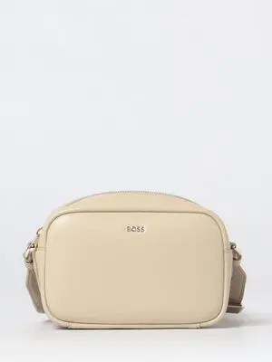 BOSS Sandy Faux Leather Bag - Beige