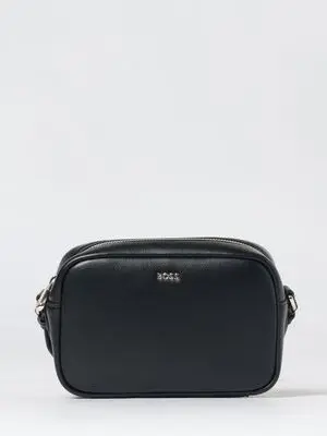 BOSS Sandy Faux Leather Bag - Black