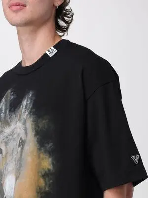 Mihara Yasuhiro Oversized Cotton T-shirt With Animal Print