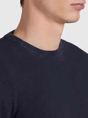 ZANONE Cotton Crew Neck Sweater - Blue