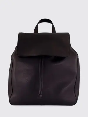 TOM FORD Hammered Calfskin Leather Backpack With Flap And Drawstring Closure - Black