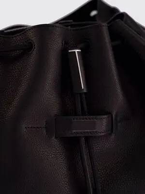 TOM FORD Hammered Calfskin Leather Backpack With Flap And Drawstring Closure