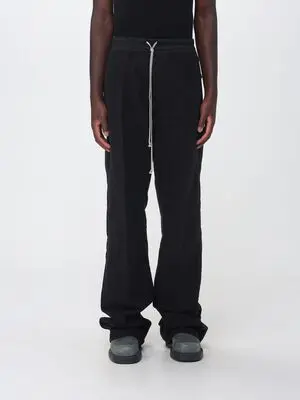 Rick Owens Drawstring Wide-leg Cotton Pants - Black