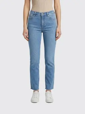 FRAME Cropped Fit Denim Jeans - Blue