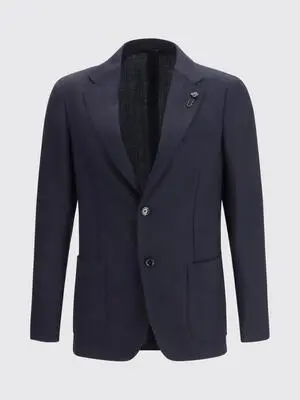 LARDINI Single-breasted Wool Blazer