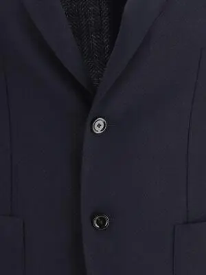LARDINI Single-breasted Wool Blazer