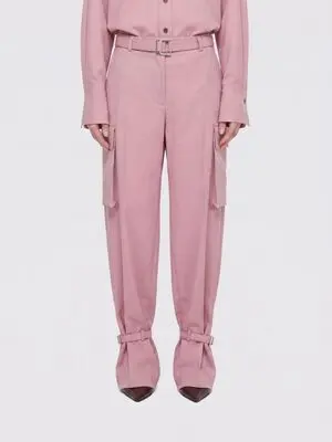 Attico Wool Cargo Trousers - Pink